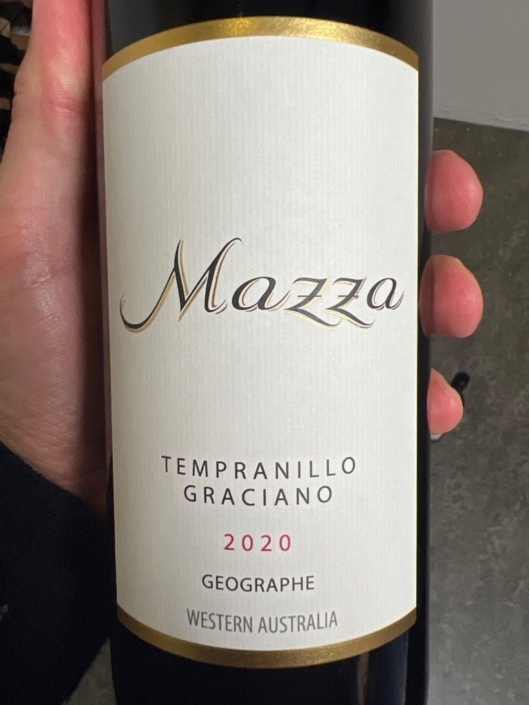 2020 Mazza Wines Tempranillo Graciano, Australia, Western Australia ...