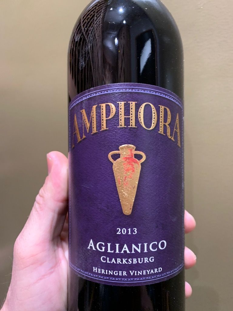 2013 Amphora Winery Aglianico Heringer Vineyard, USA, California ...