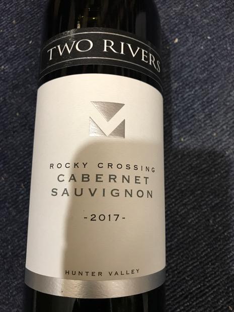 2017 Two Rivers Wines Cabernet Sauvignon Rocky Crossing, Australia, New ...