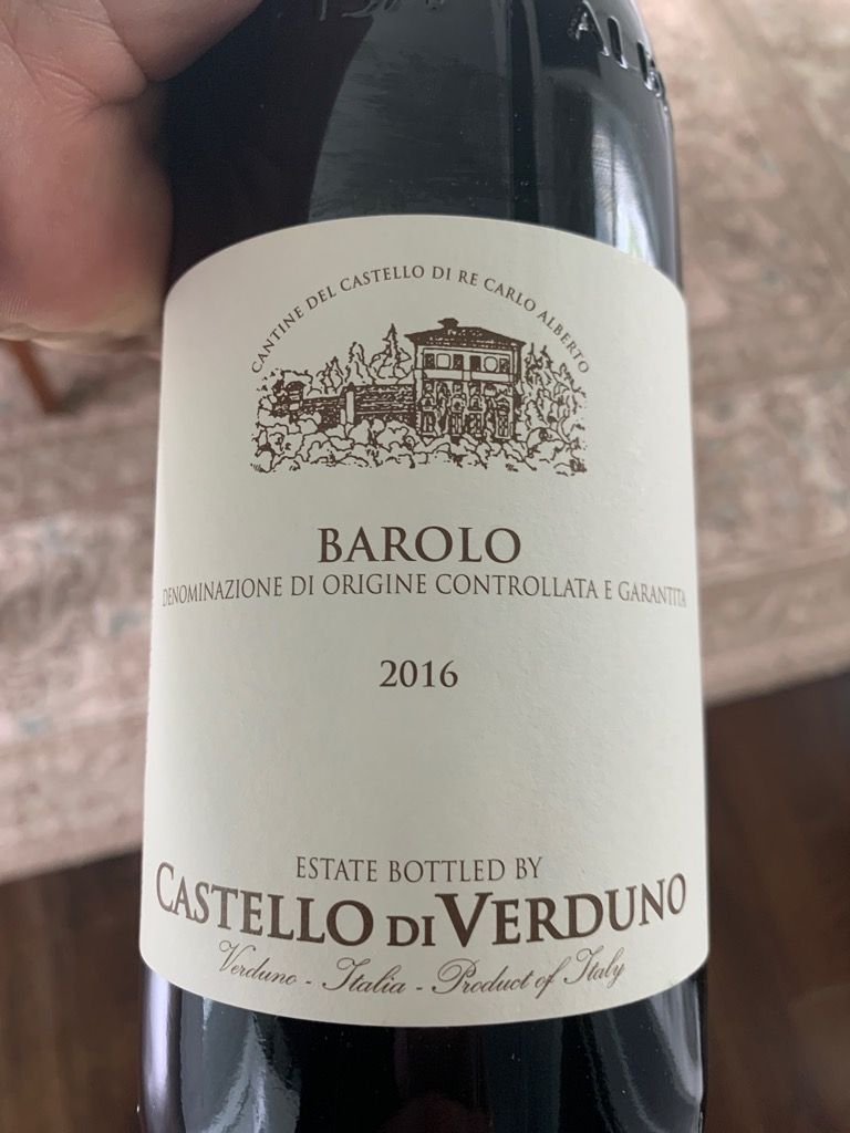 2016 Castello di Verduno Barolo, Italy, Piedmont, Langhe, Barolo ...