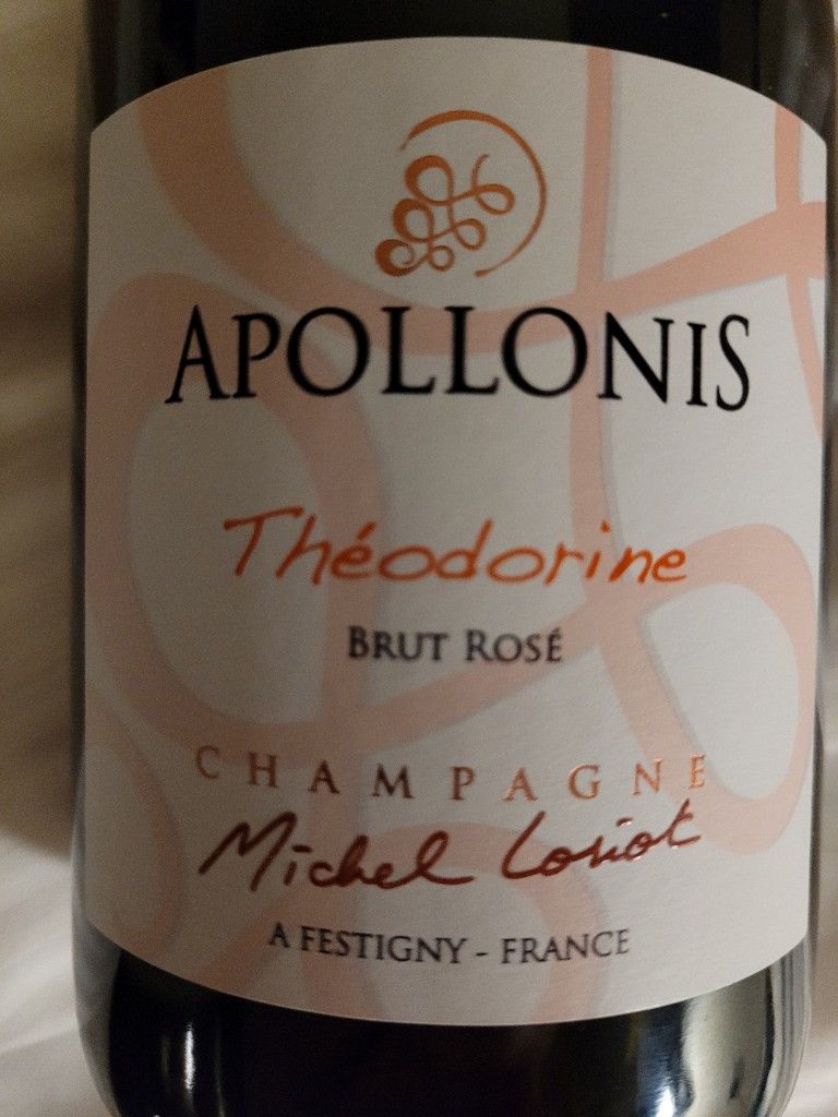 NV Apollonis (Michel Loriot) Champagne Théodorine Brut Rosé, France ...