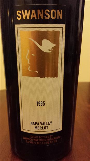 1995 Swanson Merlot, USA, California, Napa Valley - CellarTracker