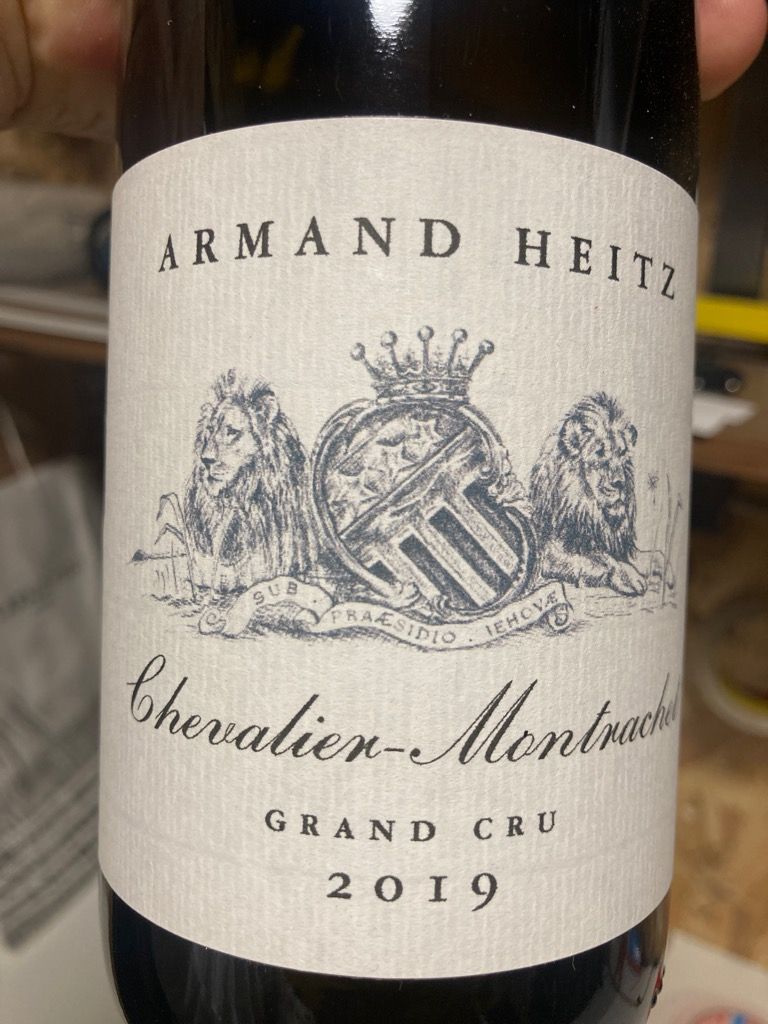 2019 Armand Heitz Chevalier-Montrachet, France, Burgundy, Côte de ...