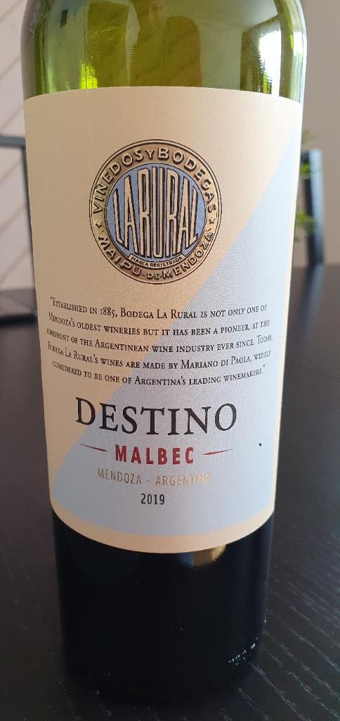 2019 Rutini Malbec Destino Secret, Argentina, Mendoza - CellarTracker