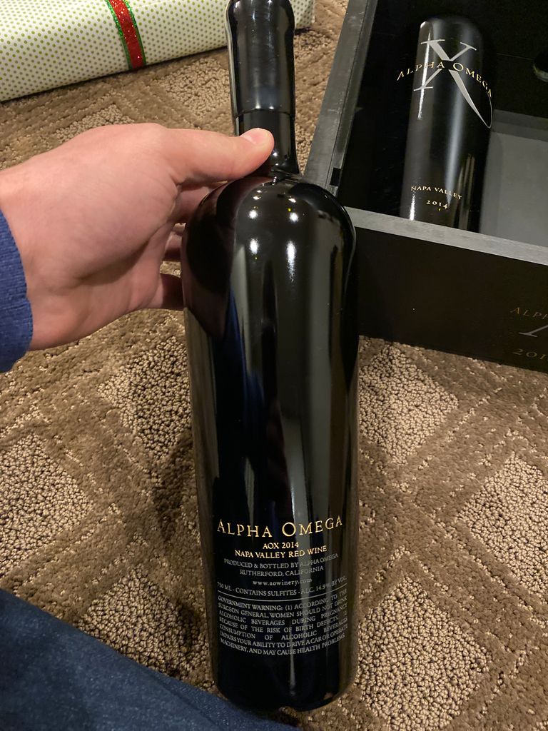 2014 Alpha Omega Cabernet Sauvignon "X", USA, California, Napa Valley ...