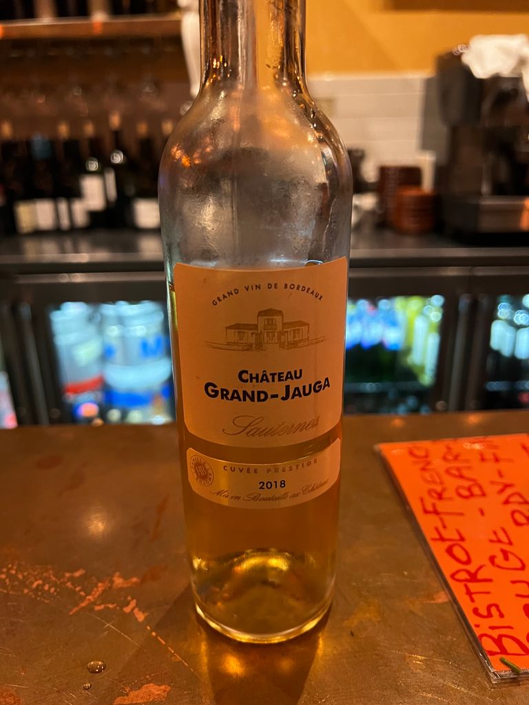 2018 Château Grand-Jauga, France, Bordeaux, Sauternais, Sauternes ...