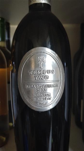 2003 Tempus Two Merlot Pewter, Australia, South Australia, Barossa ...