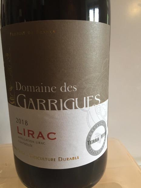 2016 Domaine des Garrigues Lirac, France, Rhône, Southern Rhône, Lirac ...