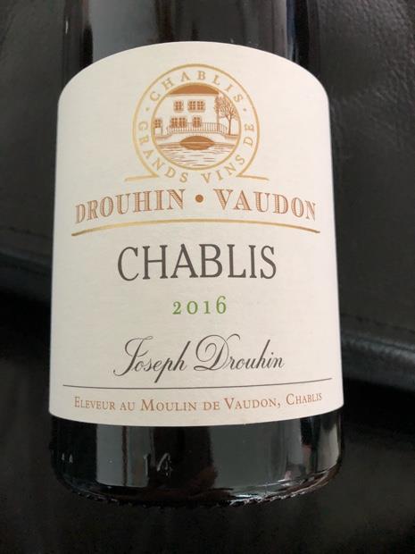2016 Joseph Drouhin / Drouhin-Vaudon Chablis Réserve de Vaudon, France ...