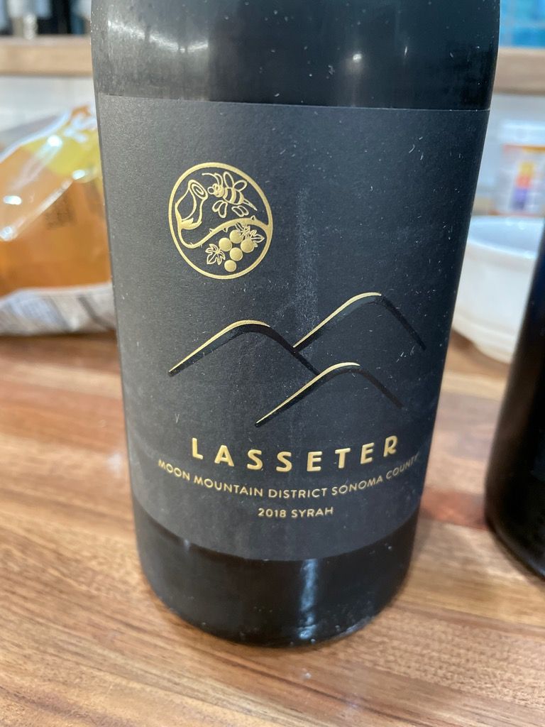 2018 Lasseter Family Winery Syrah Trinity Ridge, USA, California ...