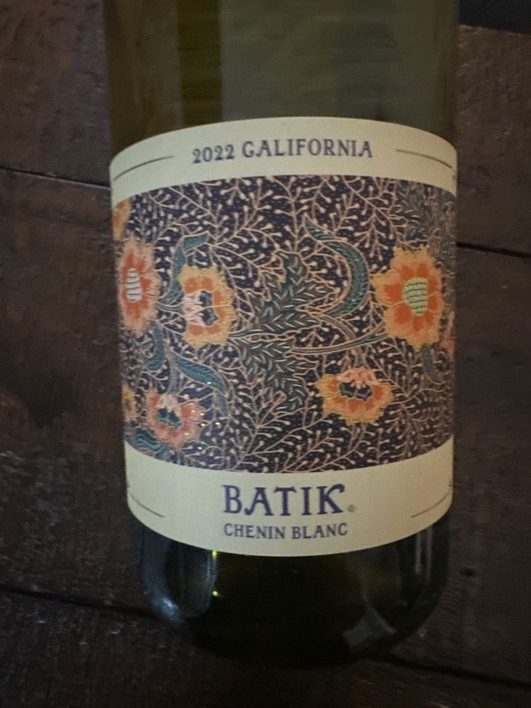2022 Batik Chenin Blanc, USA, California, Central Valley, Clarksburg ...