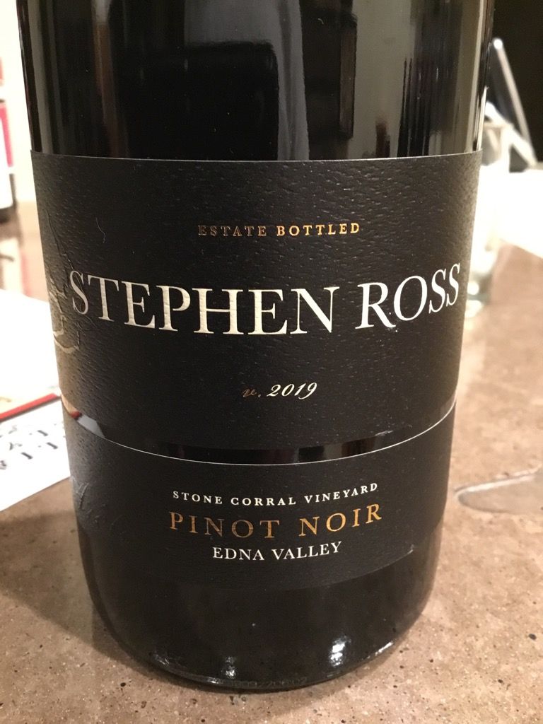 2022 Stephen Ross Pinot Noir Arete Stone Corral Vineyard, USA ...