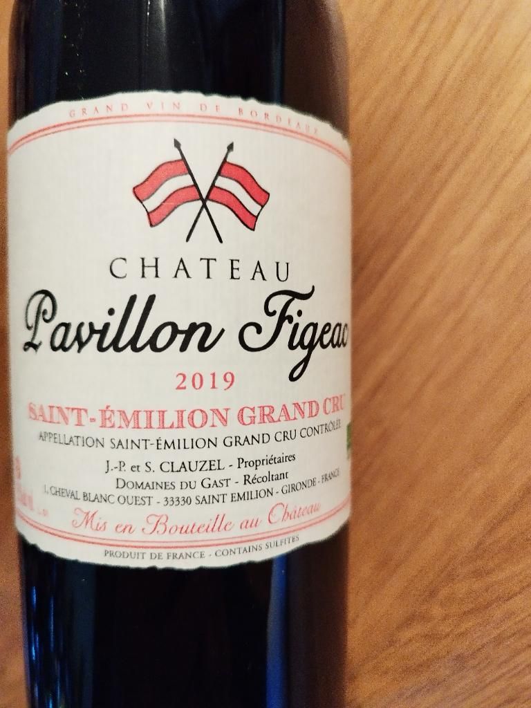 2019 Château Pavillon Figeac, France, Bordeaux, Libournais, St. Émilion ...