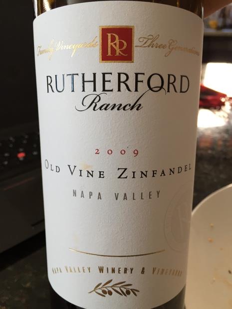 2009 Rutherford Ranch Zinfandel, USA, California, Napa Valley ...