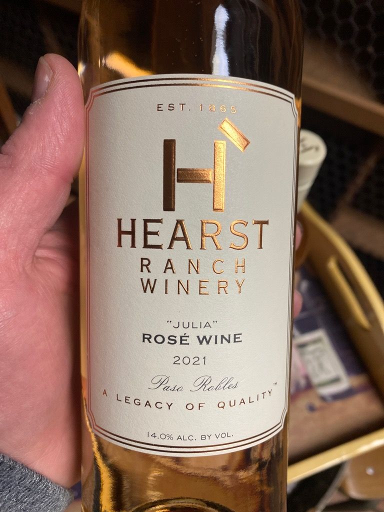 2021 Hearst Ranch Winery Julia, USA, California, Central Coast, Paso ...