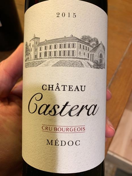 2015 Château Castera, France, Bordeaux, Médoc - CellarTracker