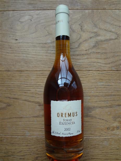 2002 Oremus Tokaji Eszencia, Hungary, Tokaji - CellarTracker