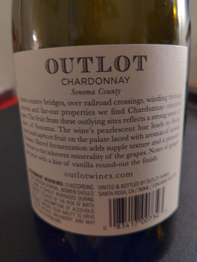 2017 Outlot Chardonnay Sonoma County, USA, California, Sonoma County ...