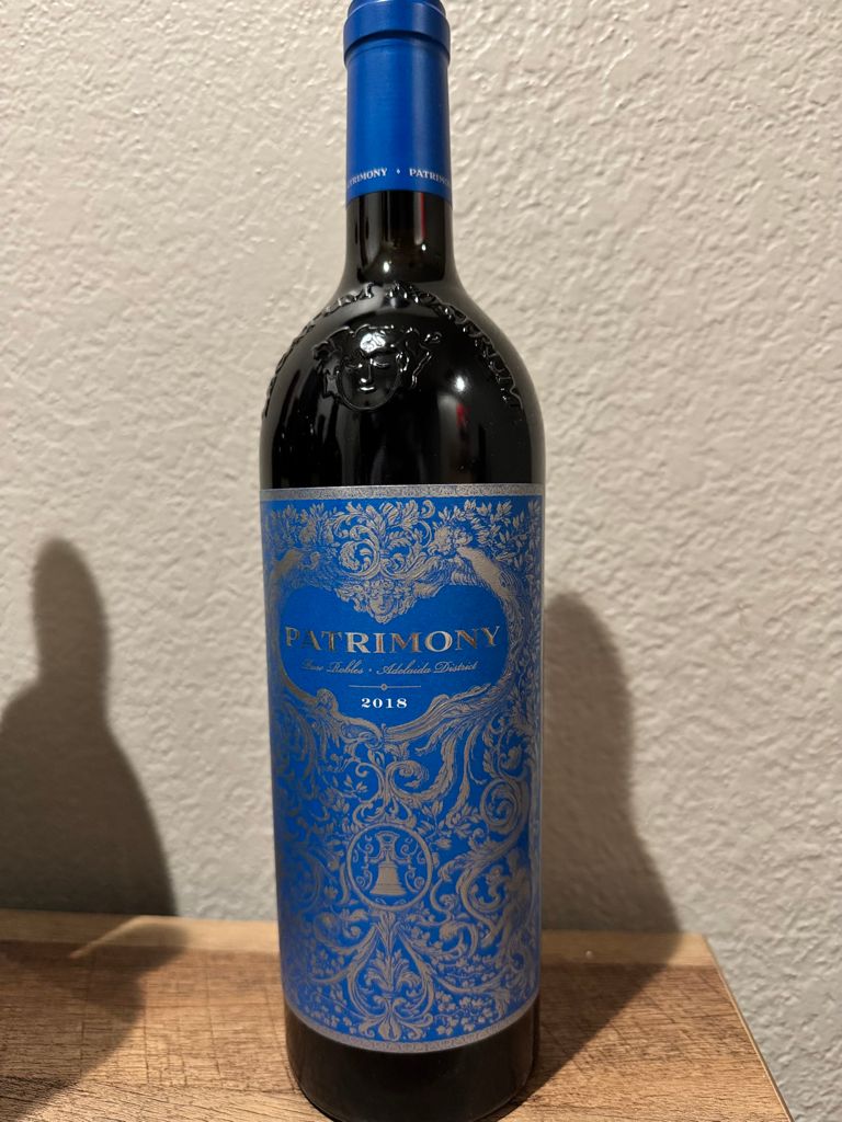2018 Patrimony Estate Cabernet Sauvignon, USA, California, Central ...