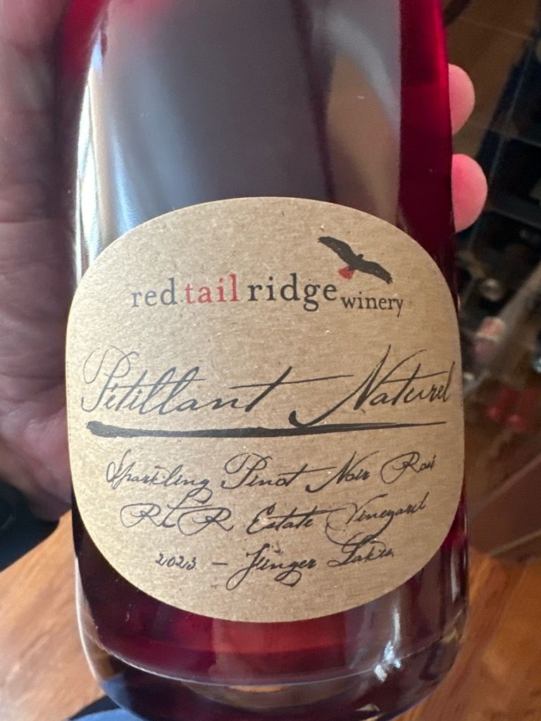 2023 Red Tail Ridge Winery Pinot Noir Pétillant Naturel RTR Estate ...