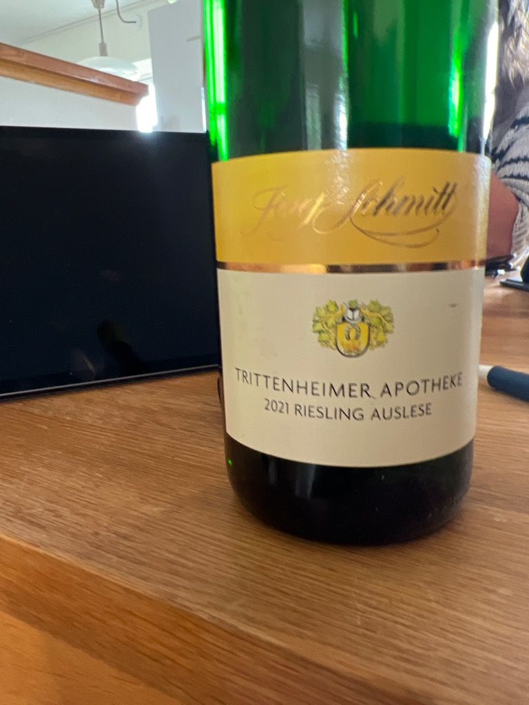 2021 Weingut Josef Schmitt Trittenheimer Apotheke Riesling Auslese ...