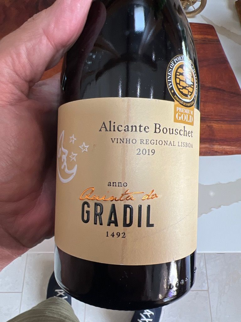 2019 Quinta do Gradil Alicante Bouschet, Portugal, Lisboa, Vinho ...