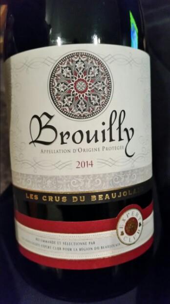 2014 Expert Club Brouilly, France, Burgundy, Beaujolais, Brouilly ...