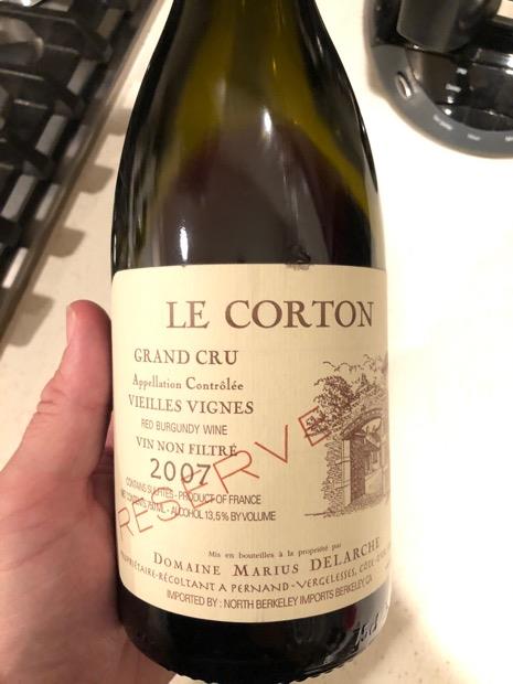 2009 Domaine Marius Delarche Corton-Le Corton, France, Burgundy, Côte ...