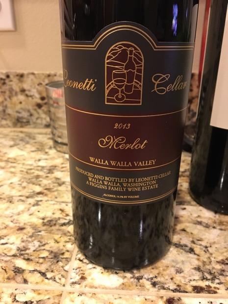 2015 Leonetti Cellar Merlot Seven Hills Vineyard Walla Walla Valley ...