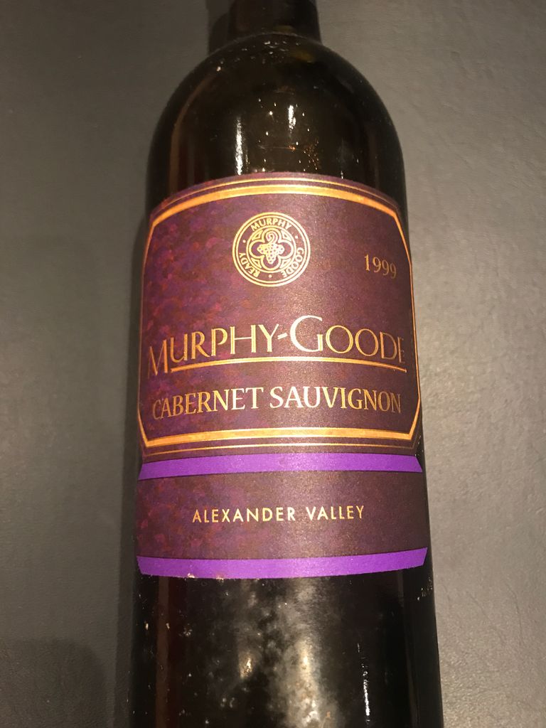 1999 Murphy-Goode Cabernet Sauvignon Alexander Valley, USA, California ...