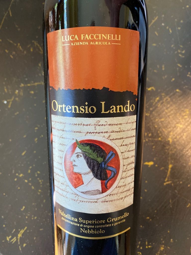 2021 Luca Faccinelli Valtellina Superiore Ortensio Lando Grumello ...