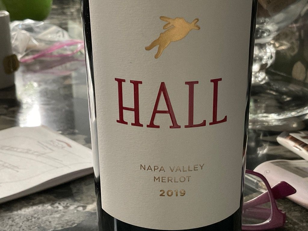 2019 Hall Merlot Napa River Ranch, USA, California, Napa Valley ...