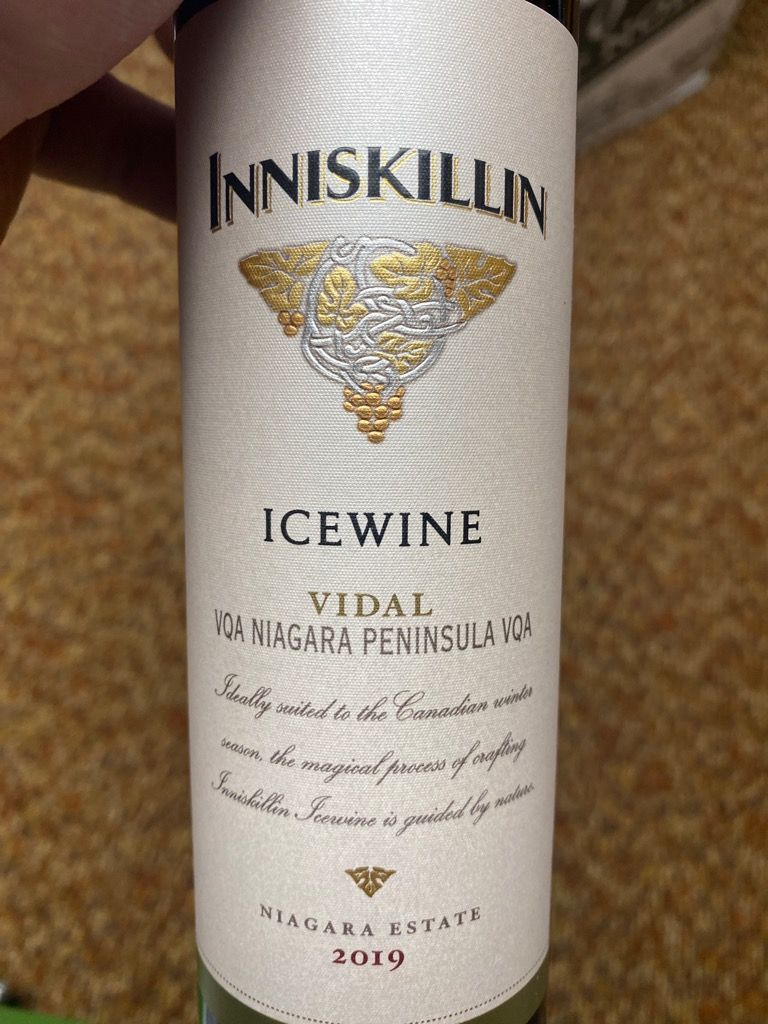 2019 Inniskillin Vidal Icewine Niagara Peninsula VQA, Canada, Ontario ...