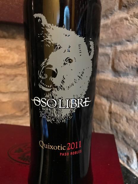 2011 Oso Libre Cabernet Sauvignon Quixotic, USA, California, Central ...