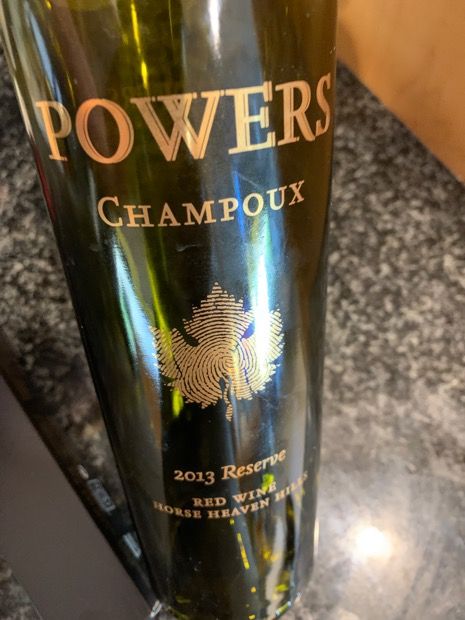 2012 Powers Reserve Champoux Vineyard, USA, Washington, Columbia Valley ...
