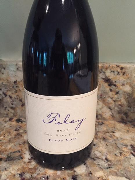 2012 Foley Estates Pinot Noir Sta. Rita Hills, USA, California, Central ...
