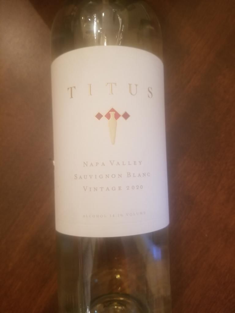 2020 Titus Sauvignon Blanc, USA, California, Napa Valley - CellarTracker