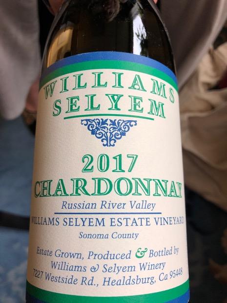 2017 Williams Selyem Chardonnay Russian River Valley, USA, California ...