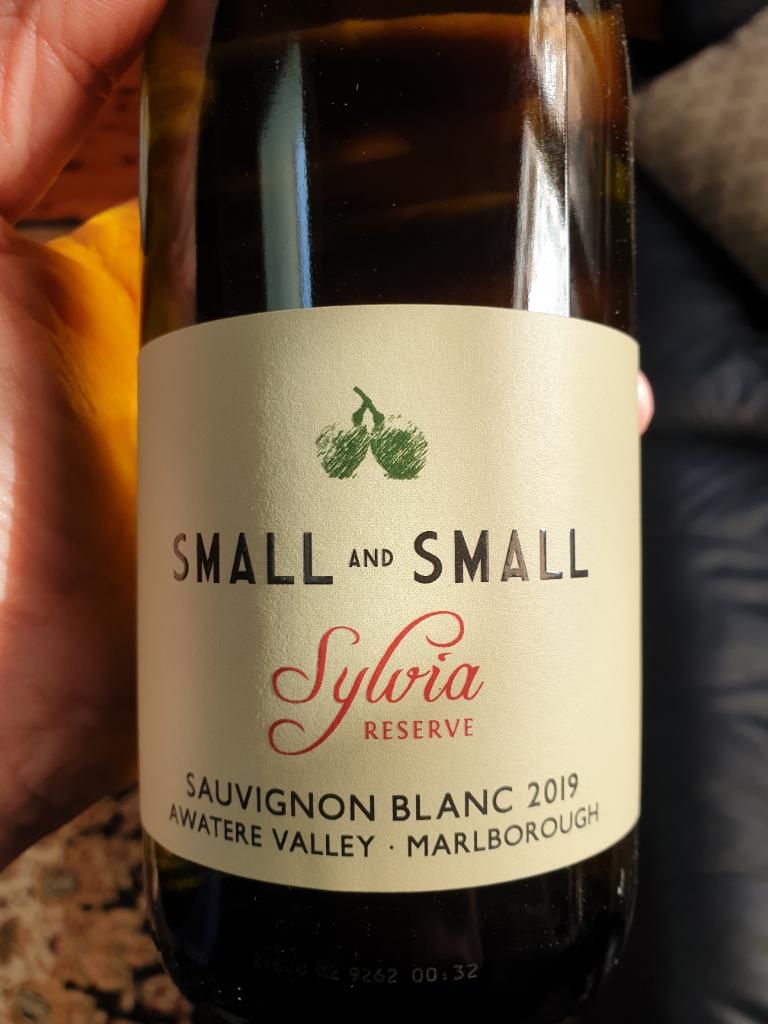 2019 Small and Small Sauvignon Blanc Sylvia Reserve, New Zealand, South ...