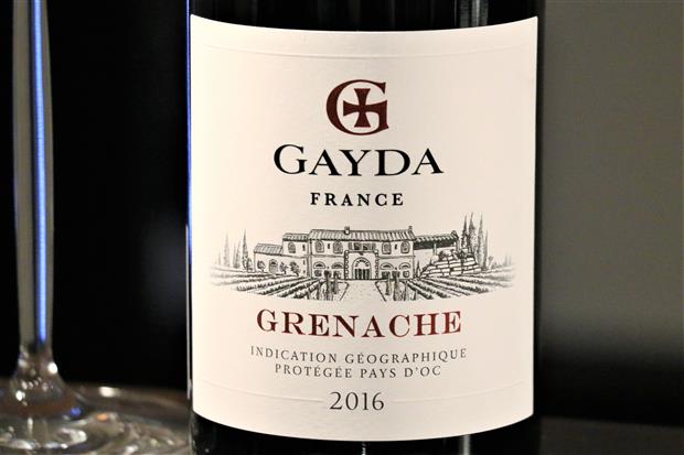 2017 Domaine Gayda Grenache Vin de Pays d'Oc, France, Languedoc ...