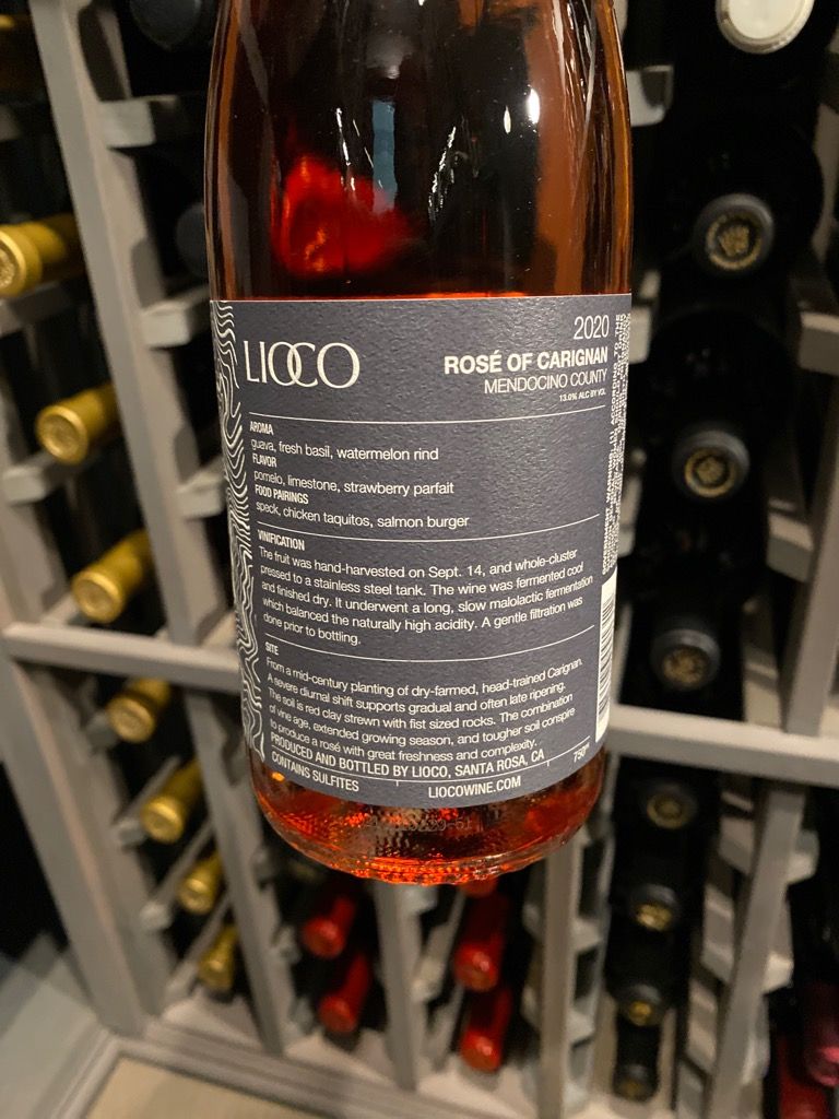 2021 Lioco Rosé of Carignane, USA, California, North Coast, Mendocino ...