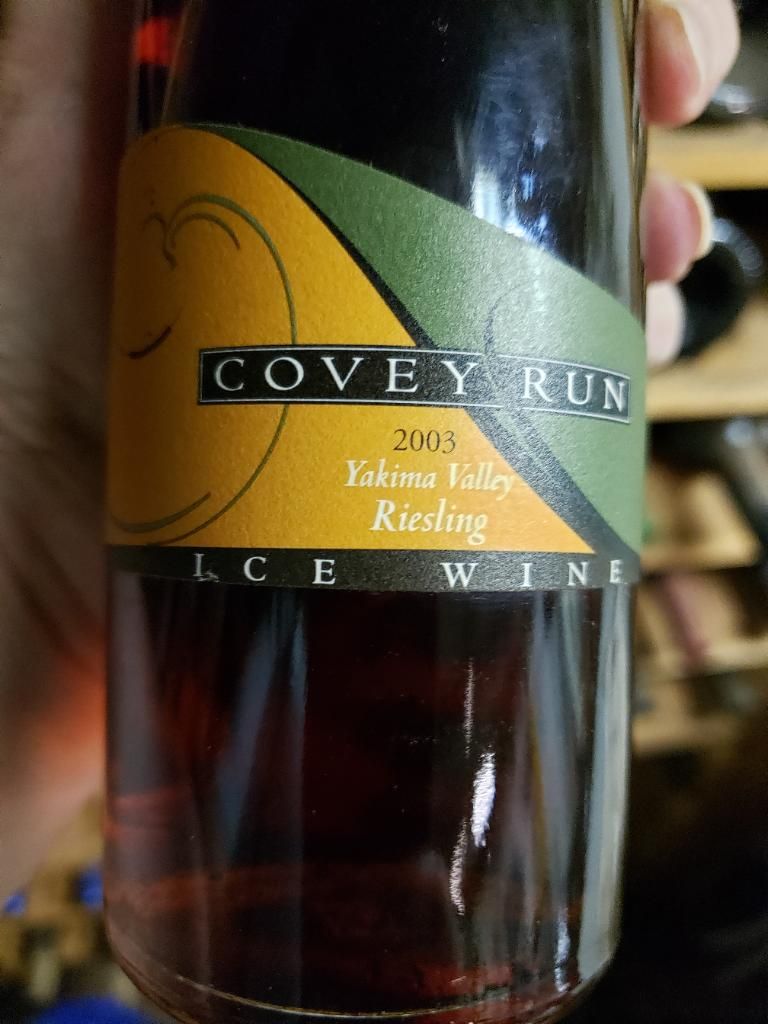 2002 Covey Run Riesling Ice Wine, USA, Washington, Columbia Valley ...
