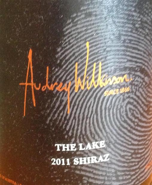 2011 Audrey Wilkinson Vineyard Shiraz The Lake, Australia, New South ...