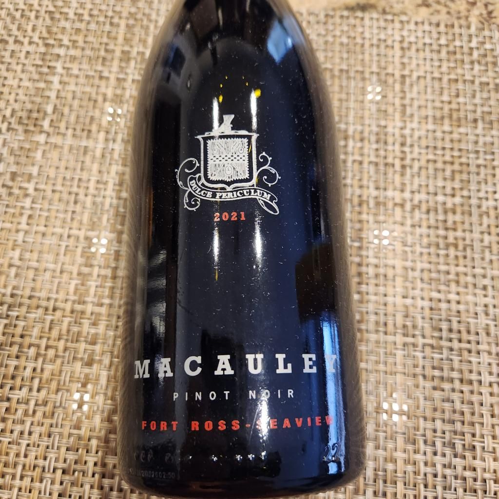 2018 Macauley Pinot Noir Fort Ross Vineyard, USA, California, Sonoma ...