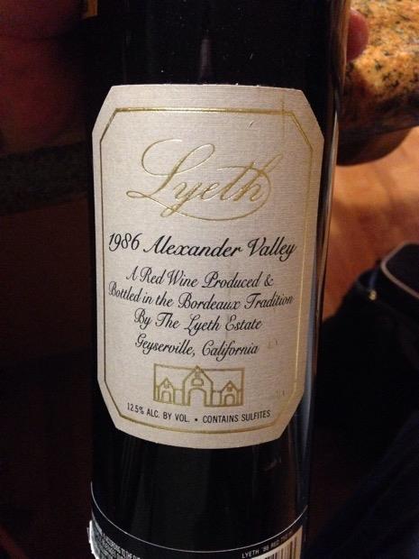 2005 Lyeth A Red Blend, USA, California, Sonoma County, Alexander ...