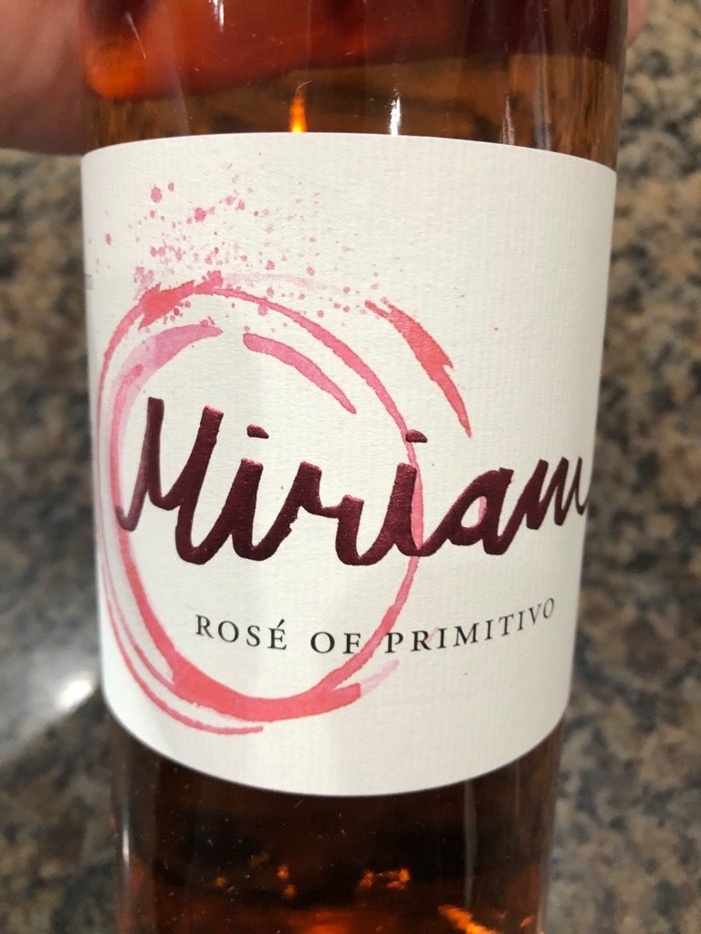 2022 Alexandra Farber Primitivo Rosé Miriam, USA, California ...