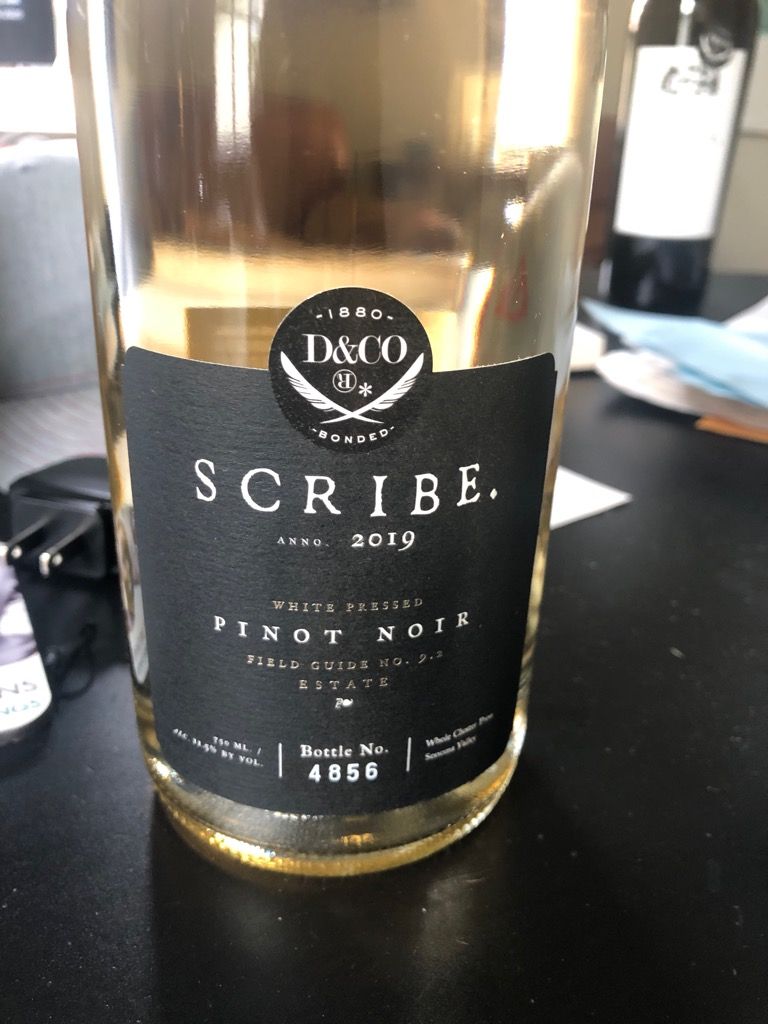 2018 Scribe Pinot Noir White Pressed, USA, California, Napa / Sonoma ...