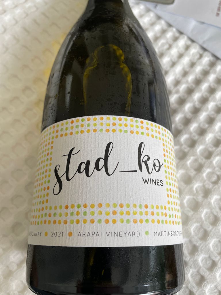 2023 Stad_ko Wines Chardonnay Arapai Vineyard, New Zealand, North ...