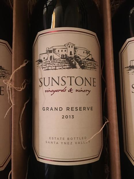 2013 Sunstone Vineyards and Winery Cabernet Sauvignon Estate Grand ...