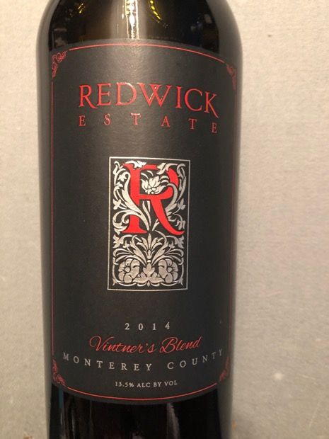 2014 Redwick Estate Vintner's Blend, USA, California, Central Coast ...